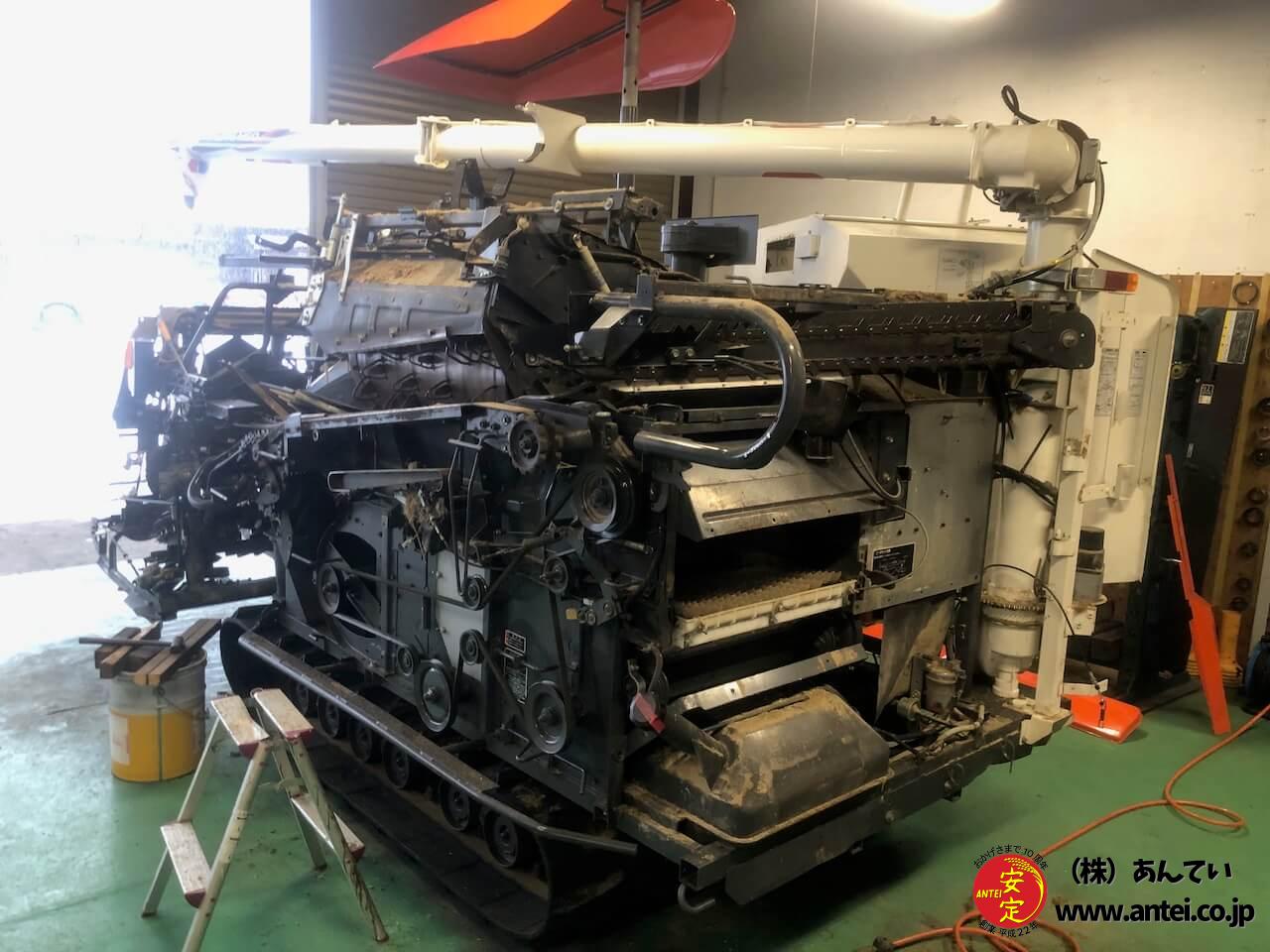 4条刈48馬力クボタコンバインER448N-SD4MW2モンロー4PC付き。 ⚙ 中古農機具専門店 - (株) あんてい