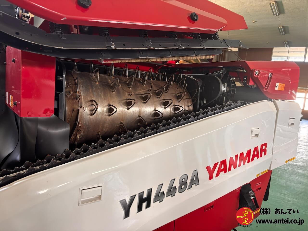 現行モデル 4条刈り48馬力ヤンマーコンバインYH448A 55時間だけ！ ⚙ 中古農機具専門店 - (株) あんてい